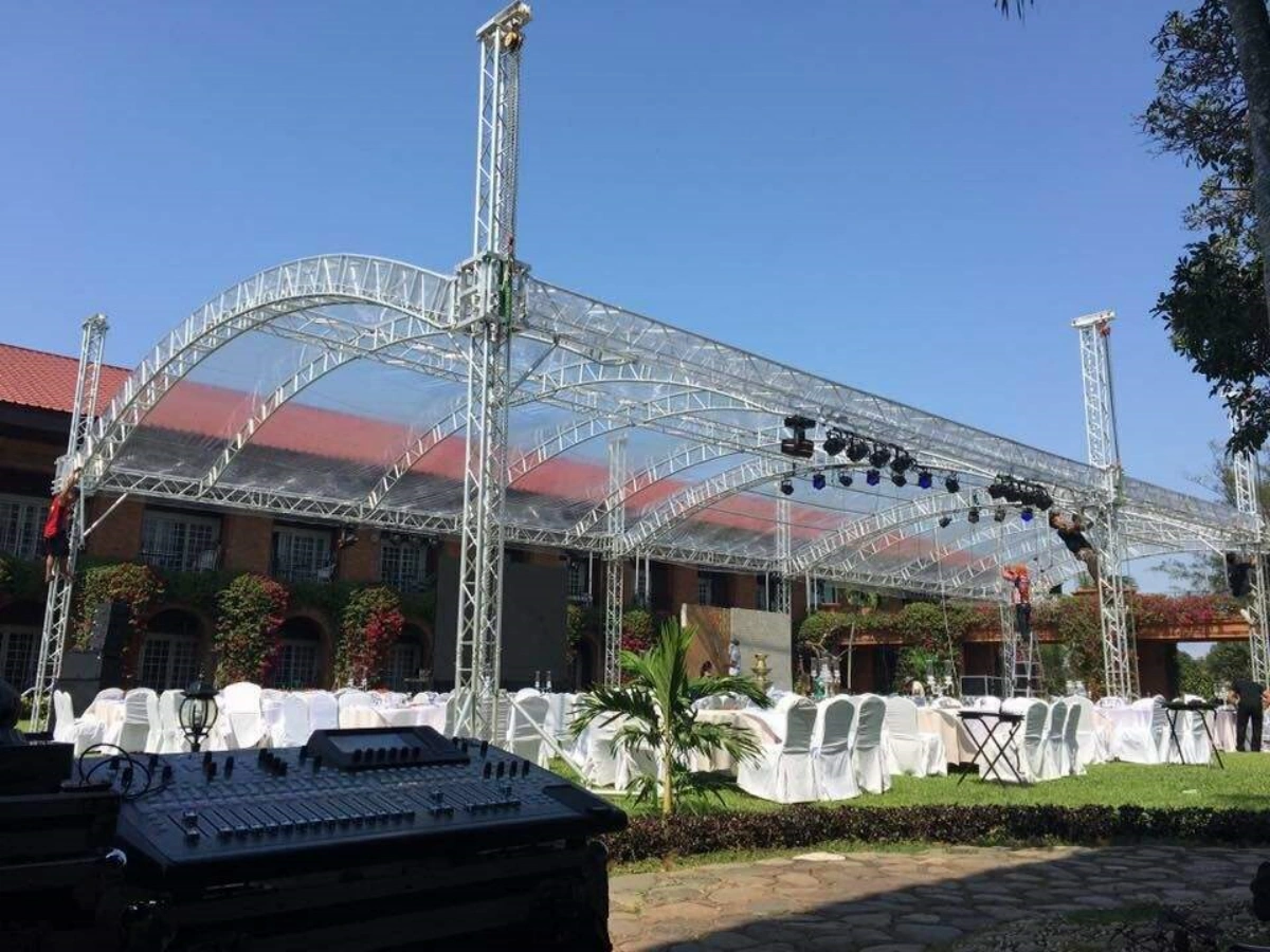 Aluminum Arc Roof Truss System for Events & Stage Structures